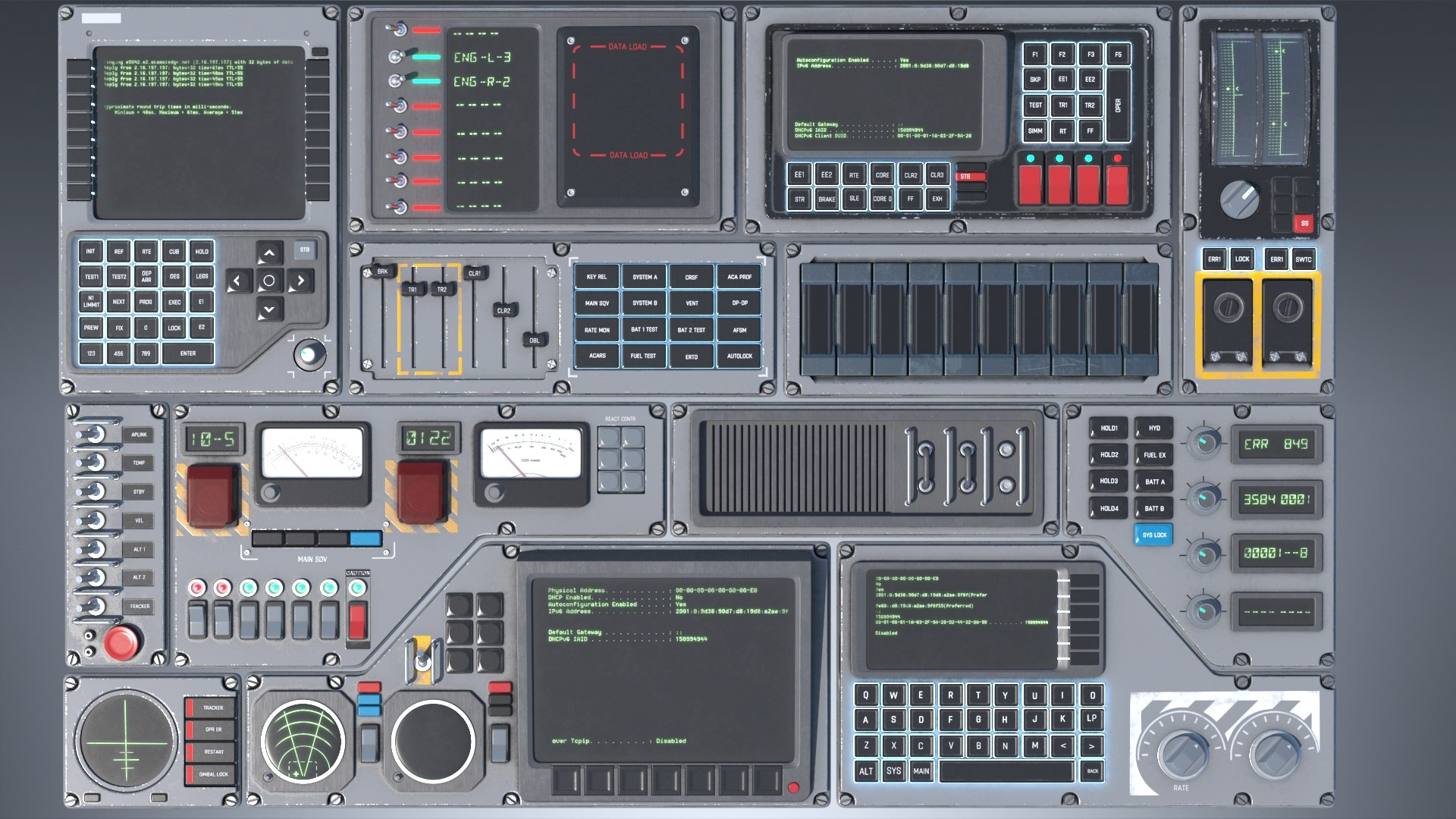 Control Panels 3D Model - TurboSquid 1440413