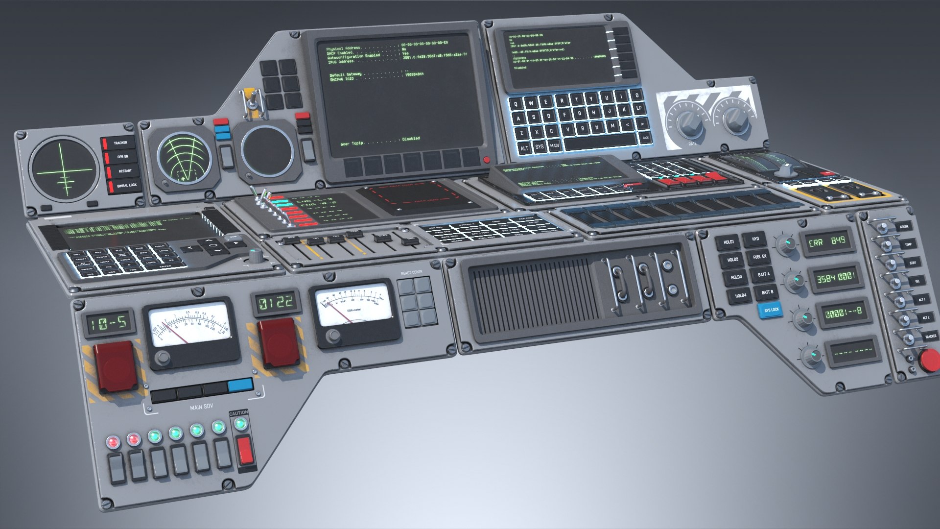 Control Panels 3D Model - TurboSquid 1440413