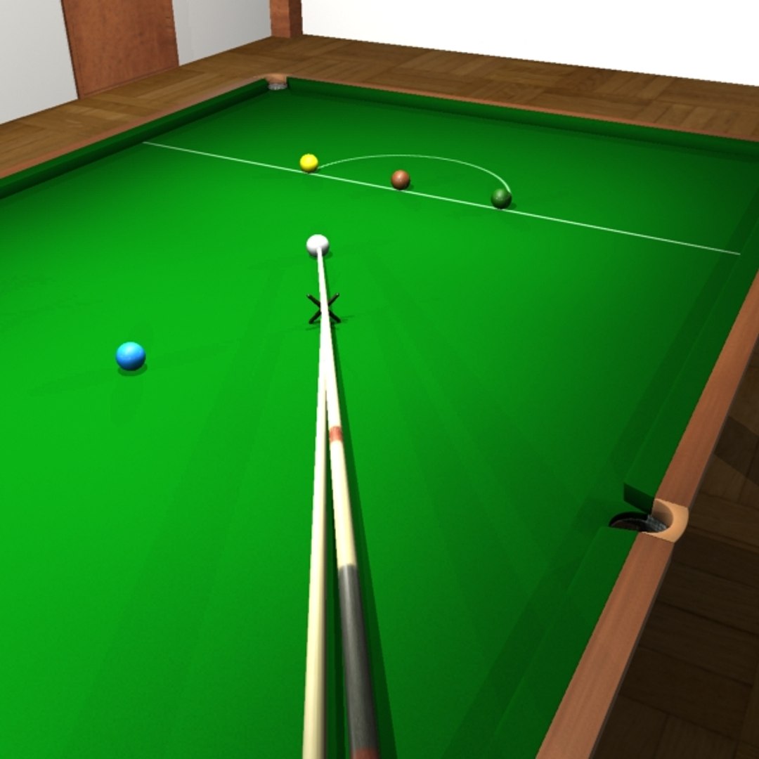 snooker table 3d model
