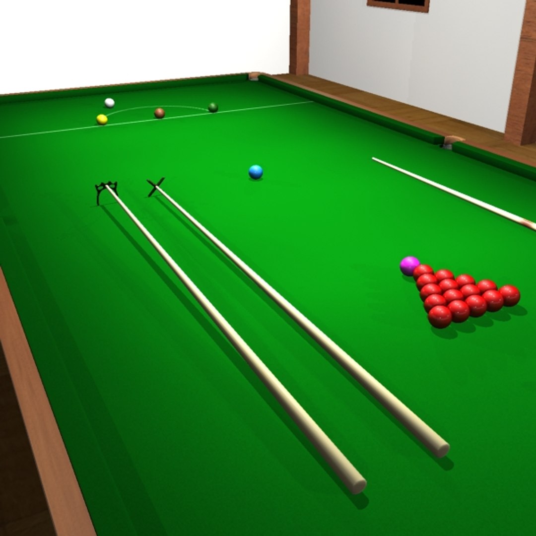Snooker Table 3d Model