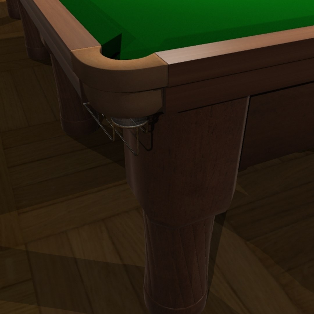 Snooker Table 3d Model