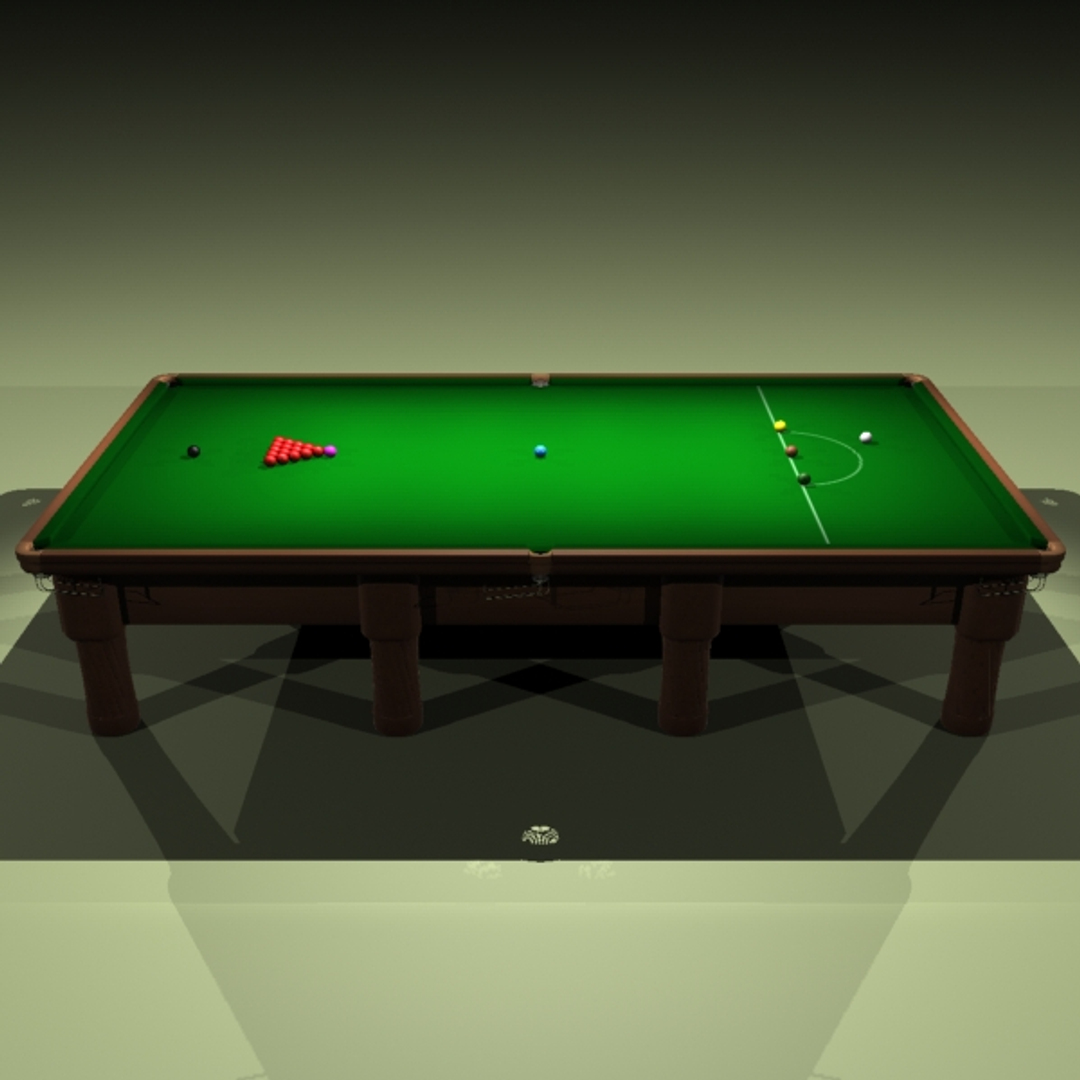 Snooker Table 3d Model