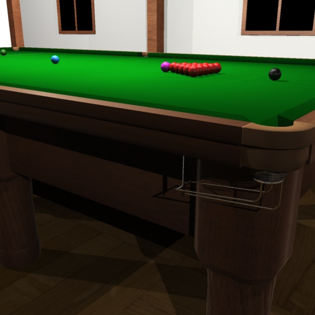 Snooker Table 3d Model