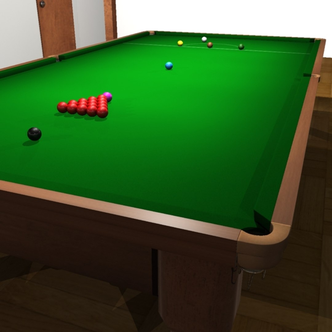 Snooker Table 3d Model