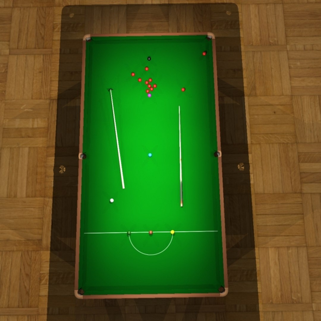 Snooker Table 3d Model