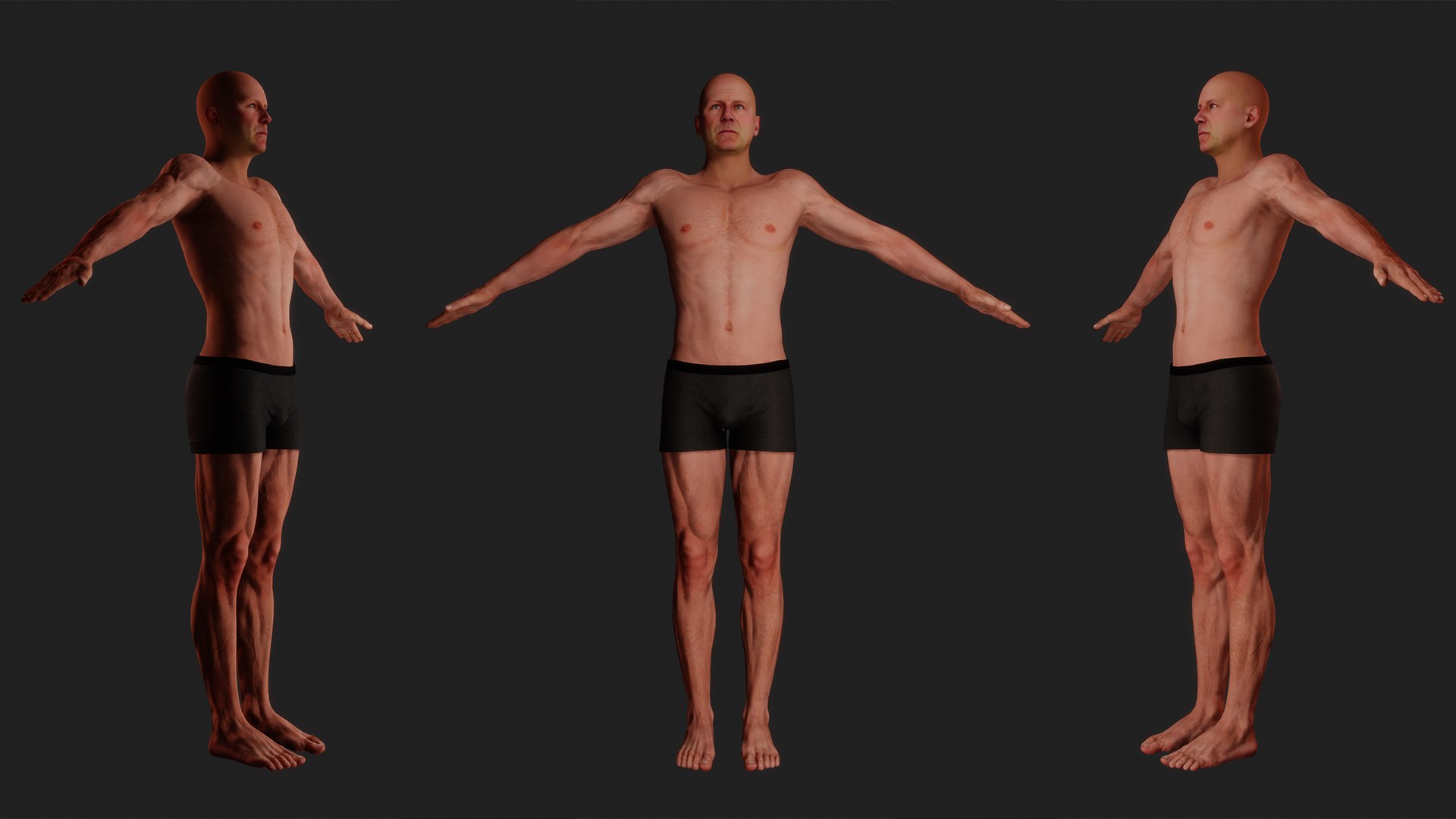 3D Not Bruce Willis Low-poly Game-ready 3D Model Model - TurboSquid 2119025
