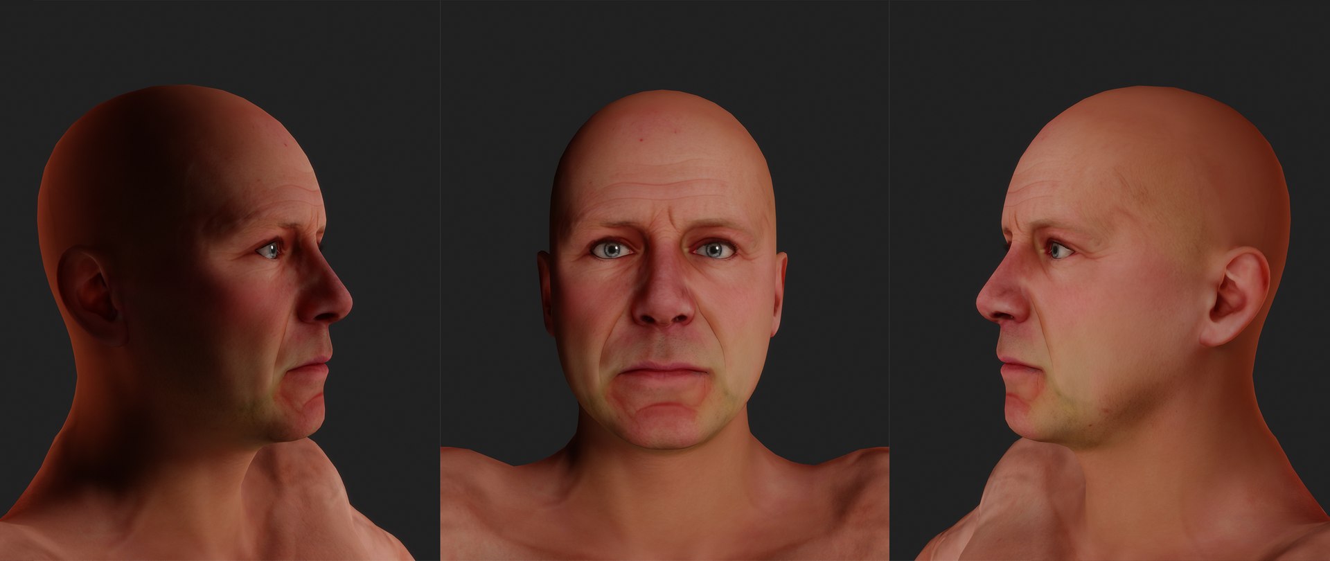 3D Not Bruce Willis Low-poly Game-ready 3D Model Model - TurboSquid 2119025