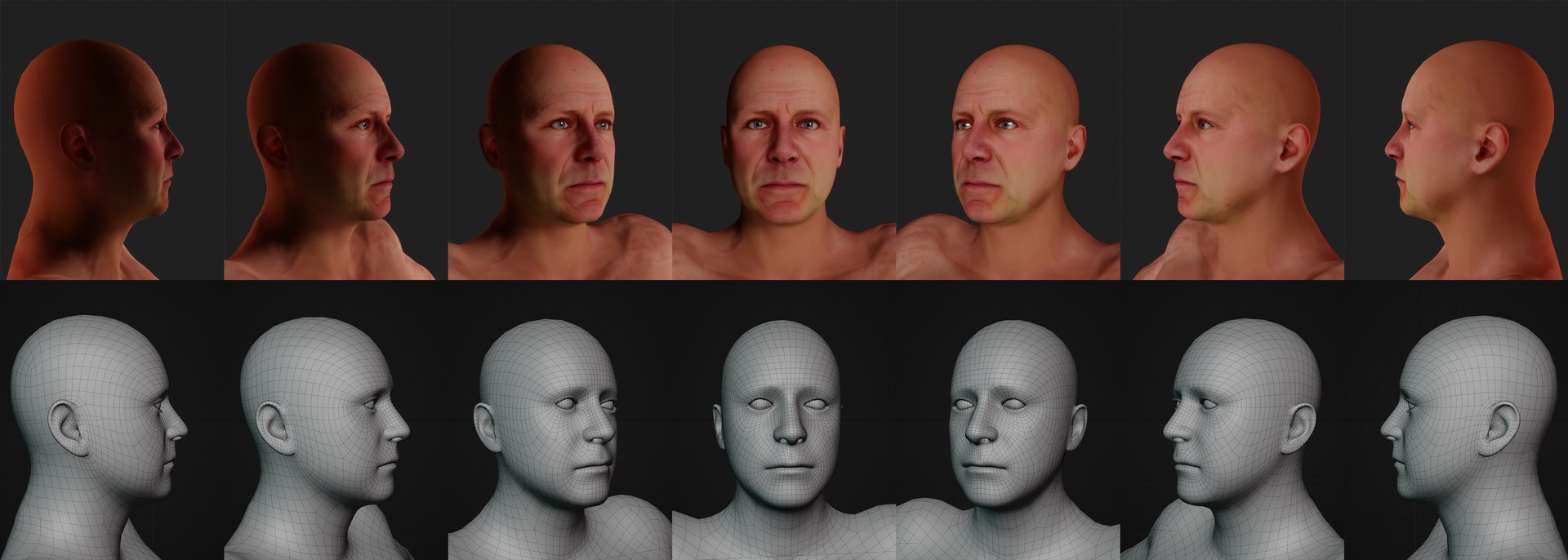 3D Not Bruce Willis Low-poly Game-ready 3D Model Model - TurboSquid 2119025