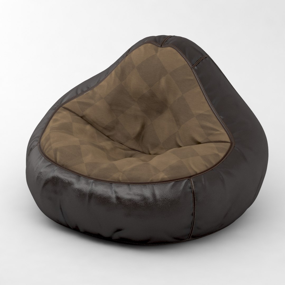 3d leather bean model