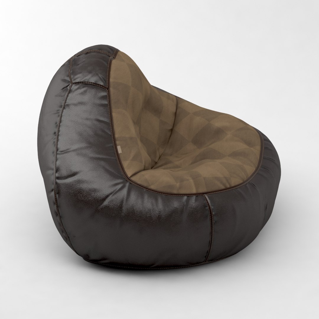 3d leather bean model