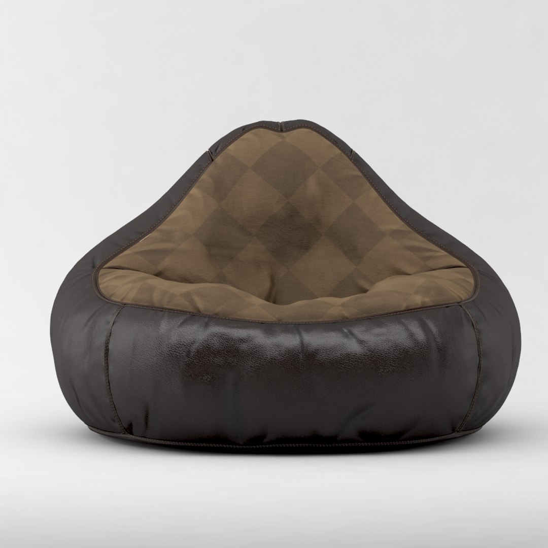 3d leather bean model