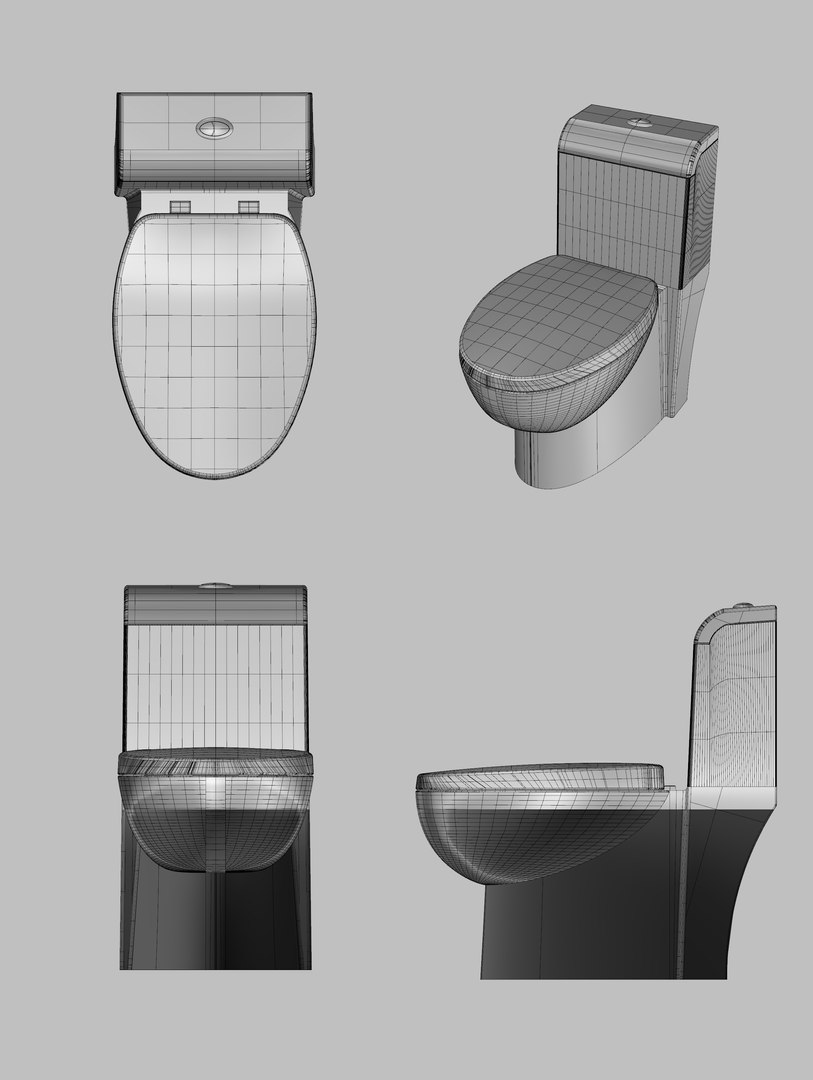 Toilet Wc Model - TurboSquid 1461098