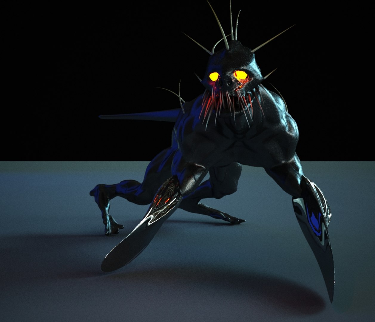 3D Beast Cyberpunk Model - TurboSquid 1231057