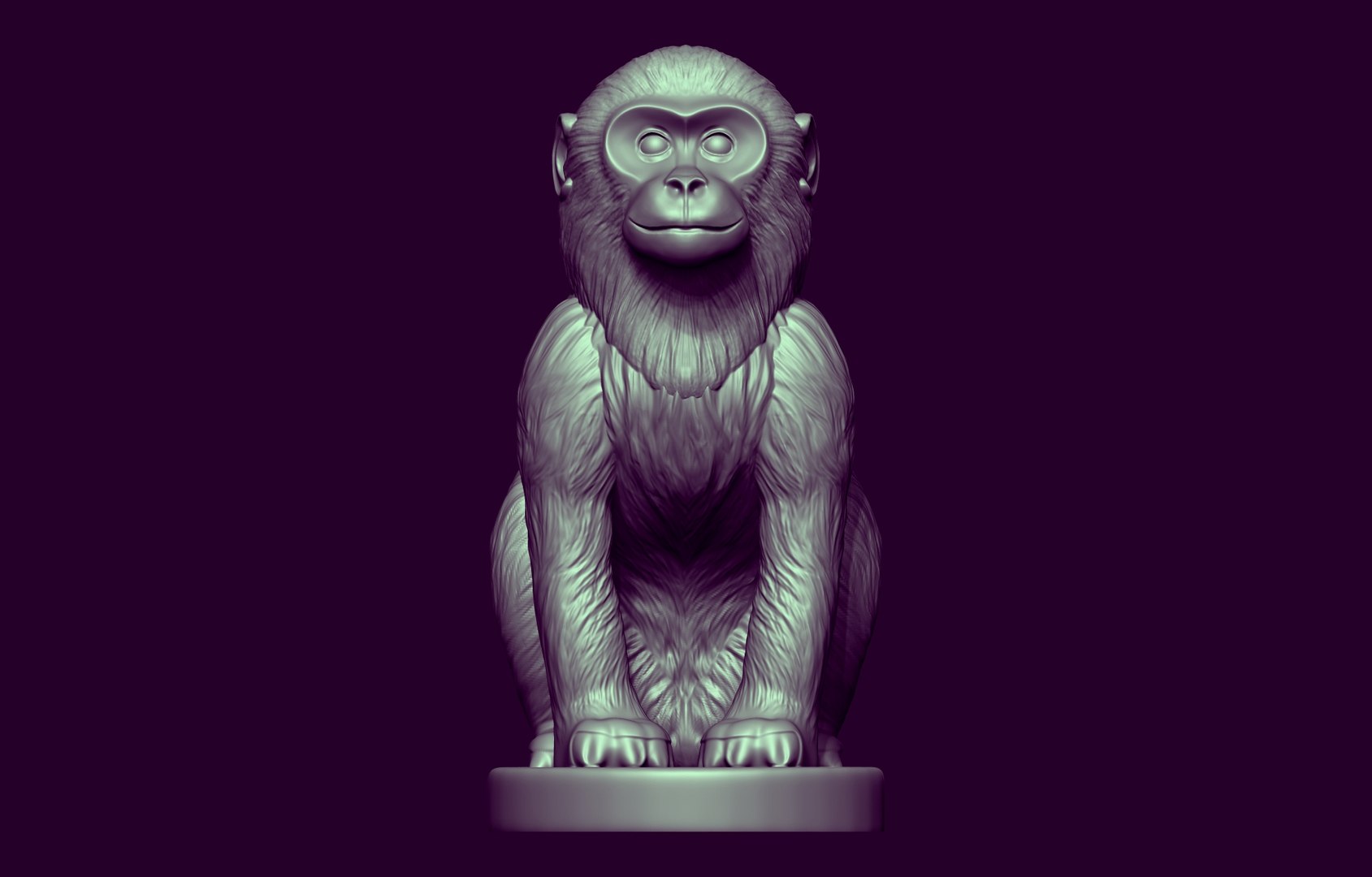 3D Monkey 3d Printing - TurboSquid 2258244
