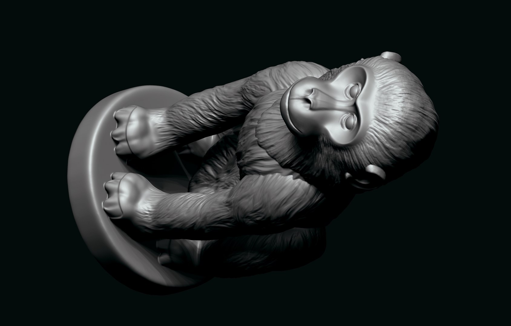 3D Monkey 3d Printing - TurboSquid 2258244