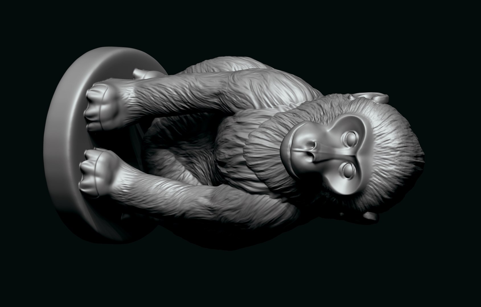 3D Monkey 3d Printing - TurboSquid 2258244