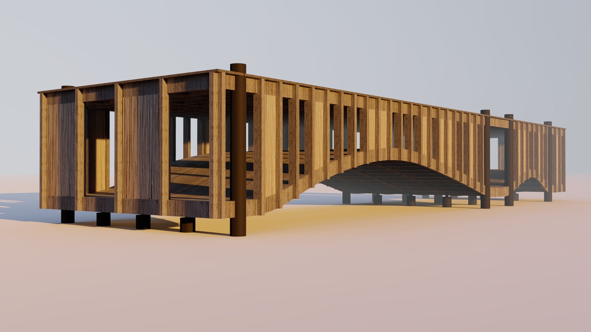 Pavillion Model - TurboSquid 1681628