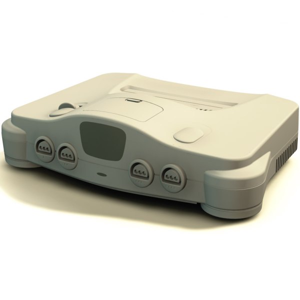 nintendo gameboy color console 3d ma