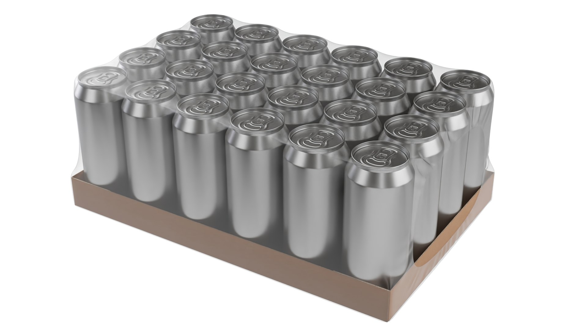 3D 24 Packed Drink Cans model - TurboSquid 2015042