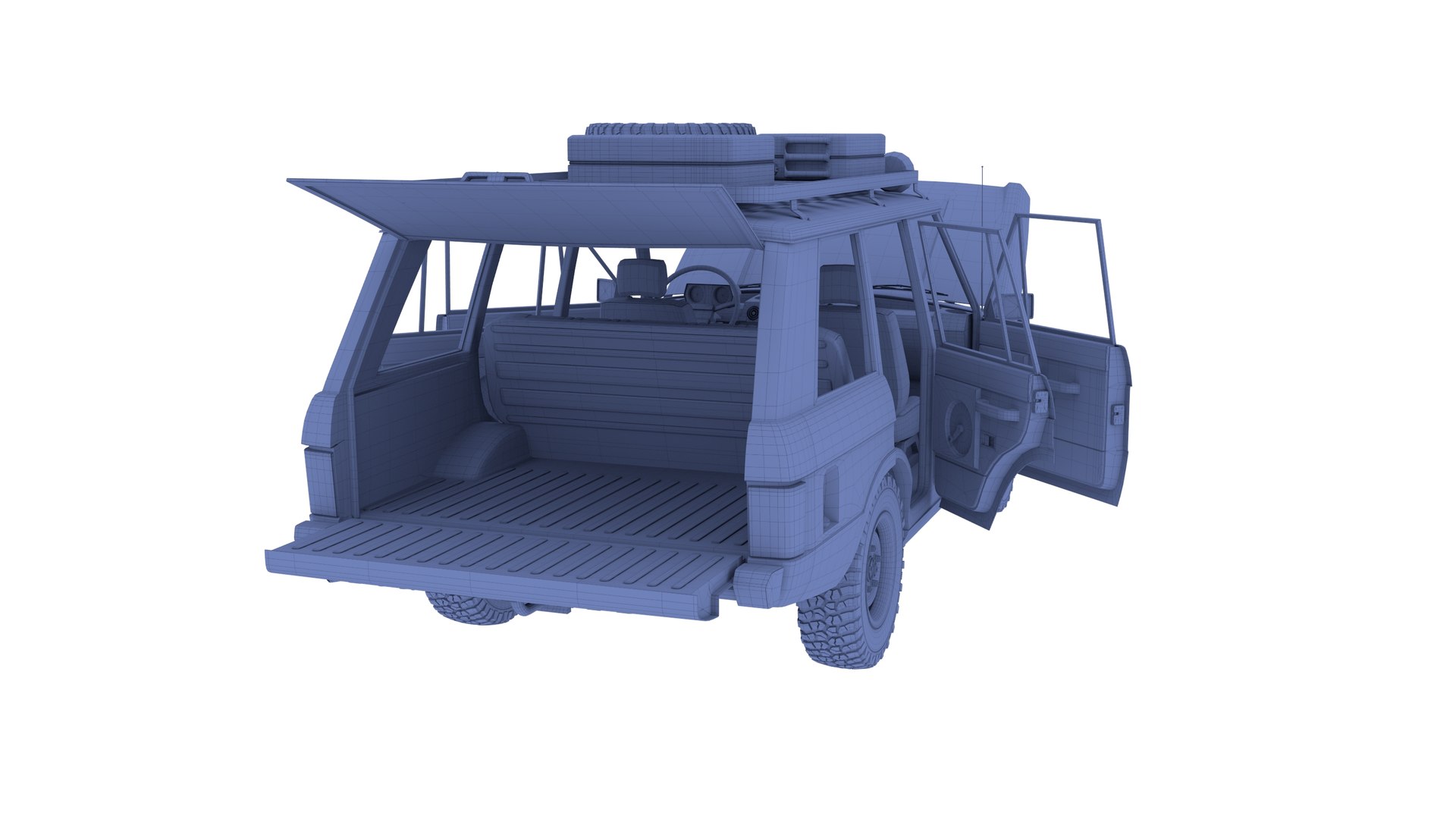 Rover range interior chassis model - TurboSquid 1501187