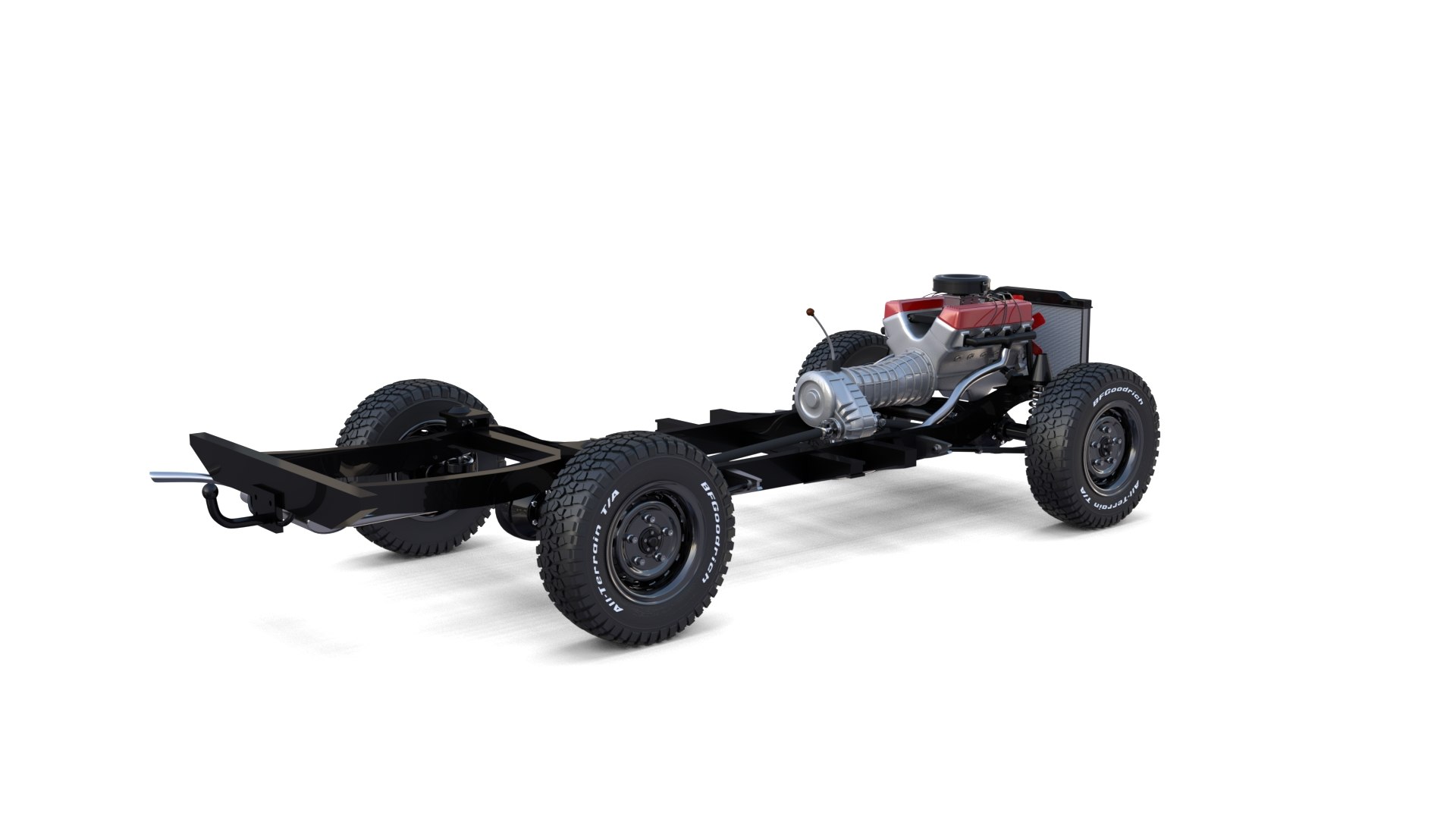 Rover range interior chassis model - TurboSquid 1501187