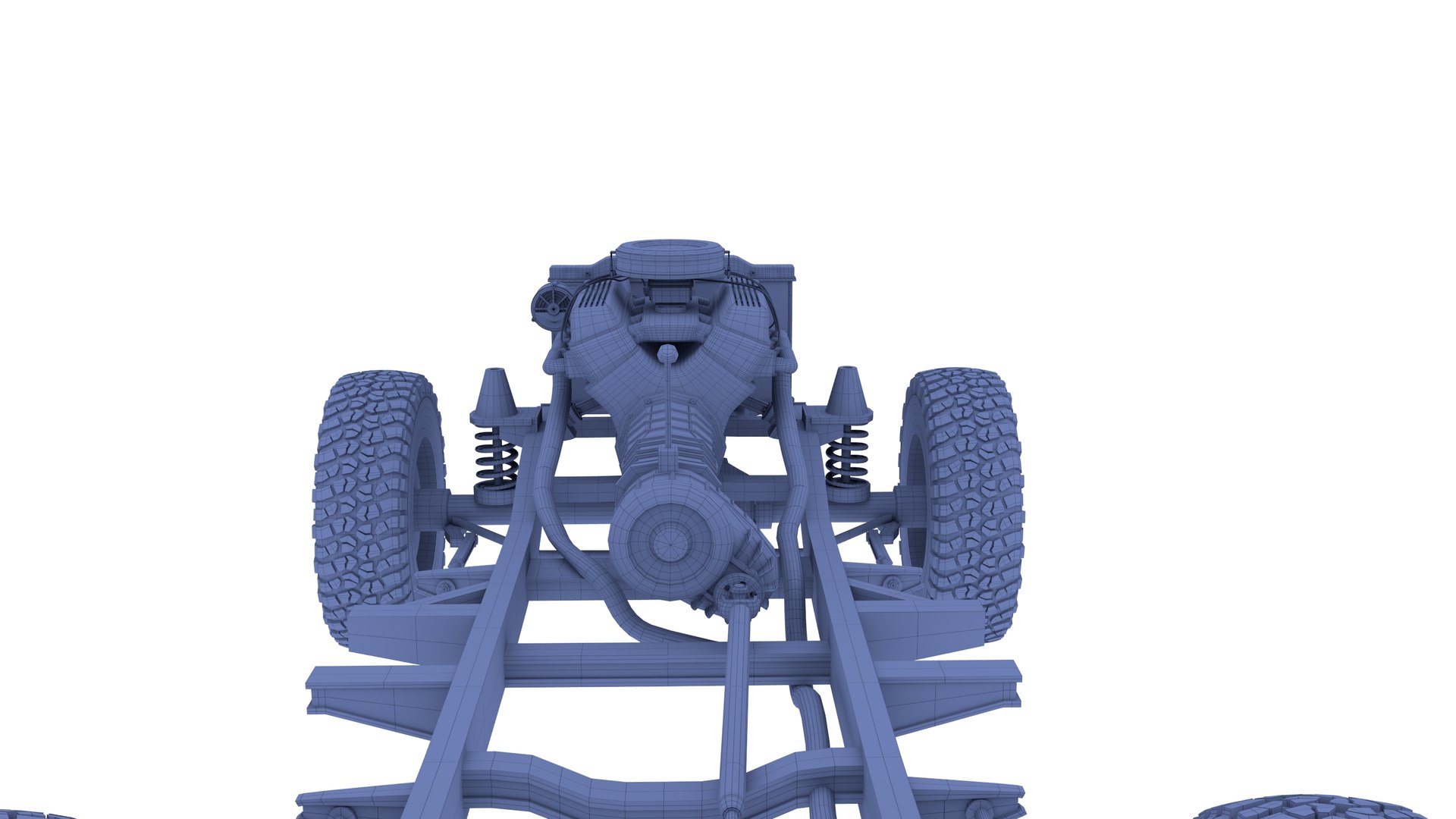 Rover range interior chassis model - TurboSquid 1501187