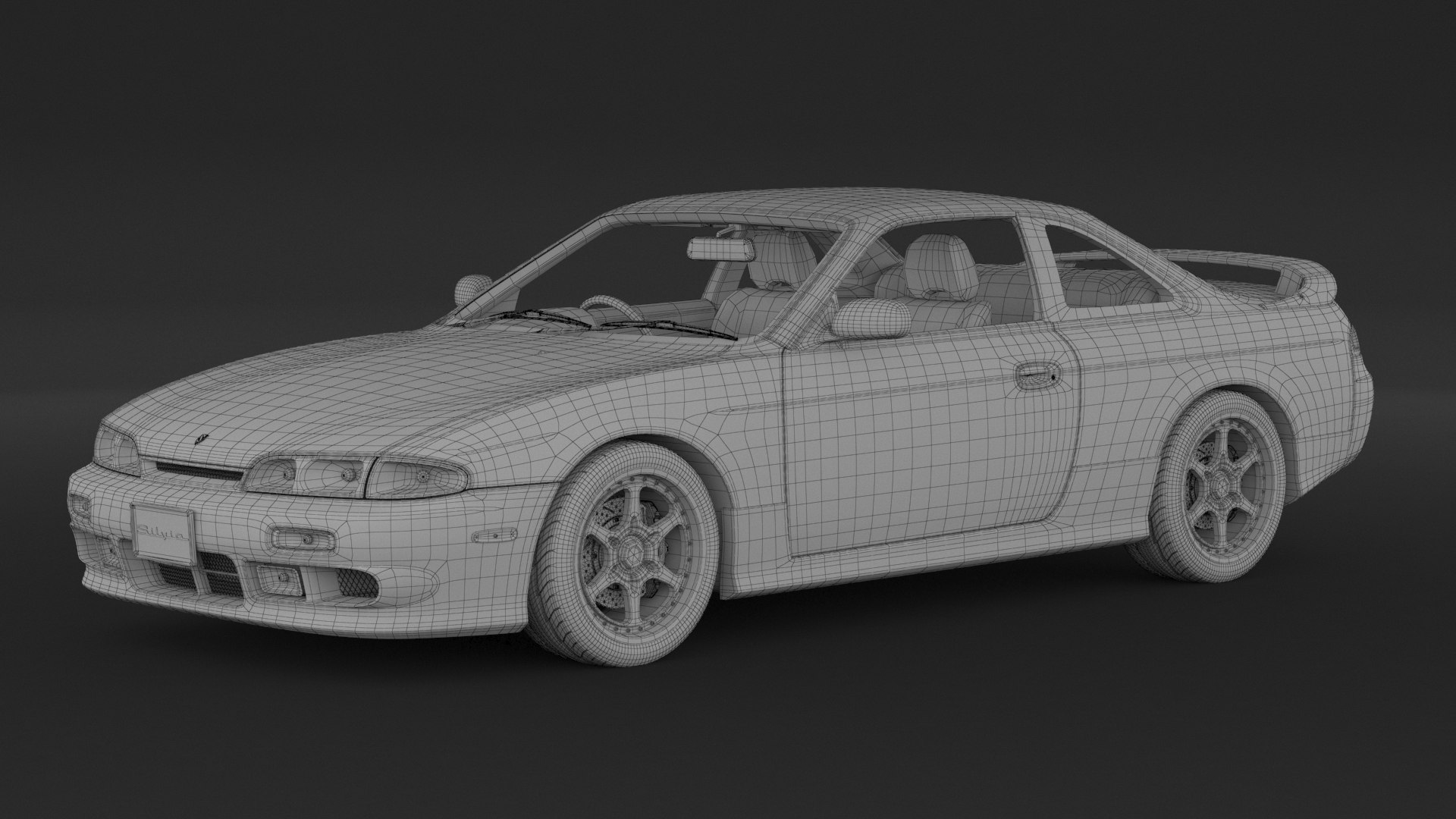 Nissan Silvia S14 Q's 3D Model - TurboSquid 1795539