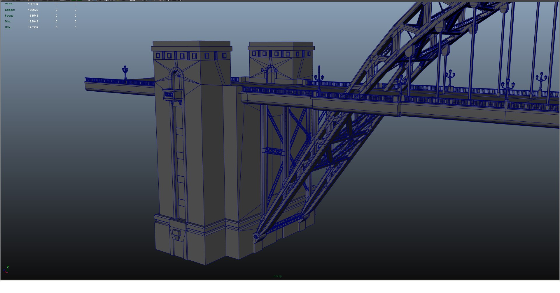 Tyne Bridge 3d Model