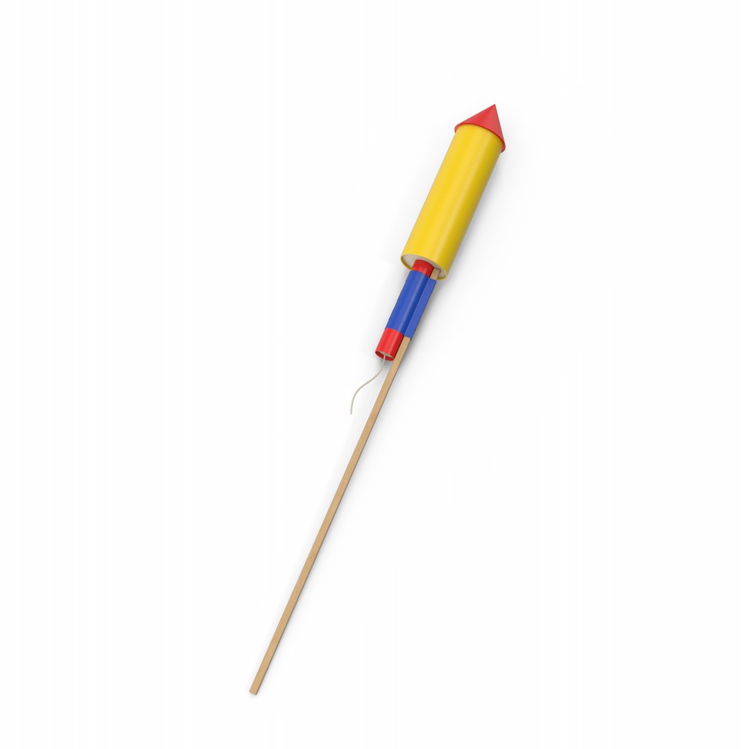 3D Firework Rocket - TurboSquid 2232923