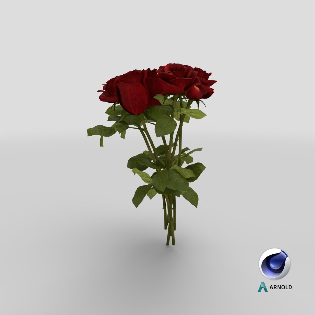3D model bouquet roses - TurboSquid 1244947
