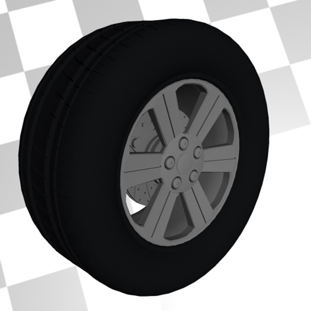 Car Tire 3d Model