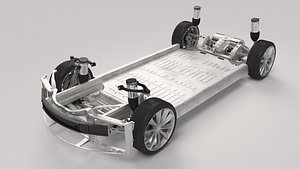 Tesla Model S Battery Pack 3D Model - TurboSquid 1948795