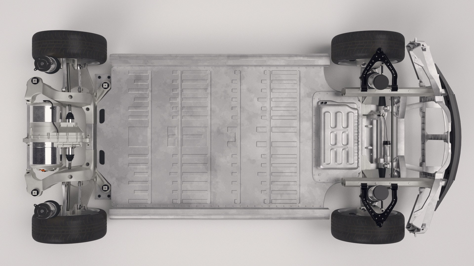 3D Tesla Model S Chassis 1 - TurboSquid 1950643