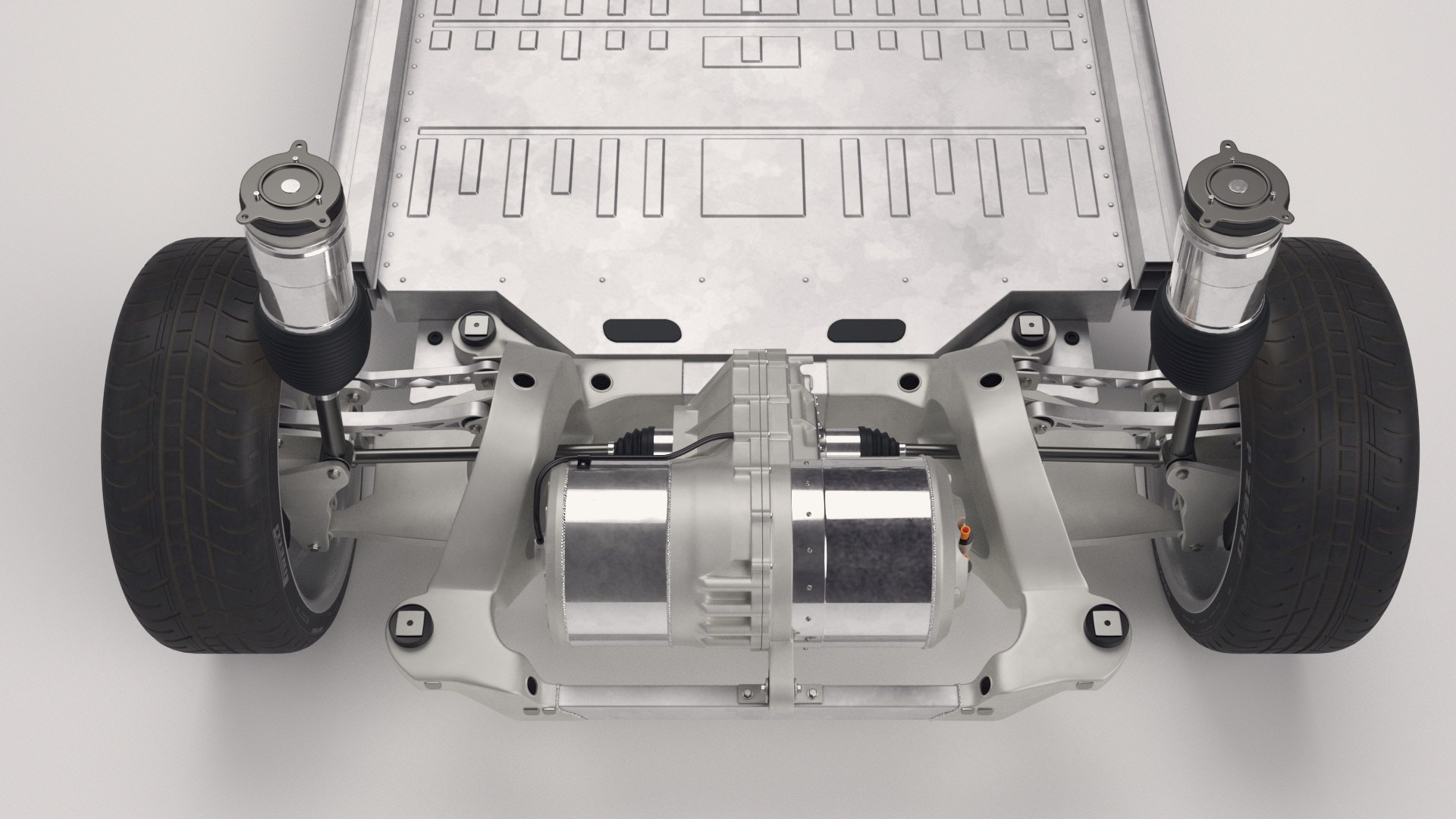 3D Tesla Model S Chassis 1 - TurboSquid 1950643