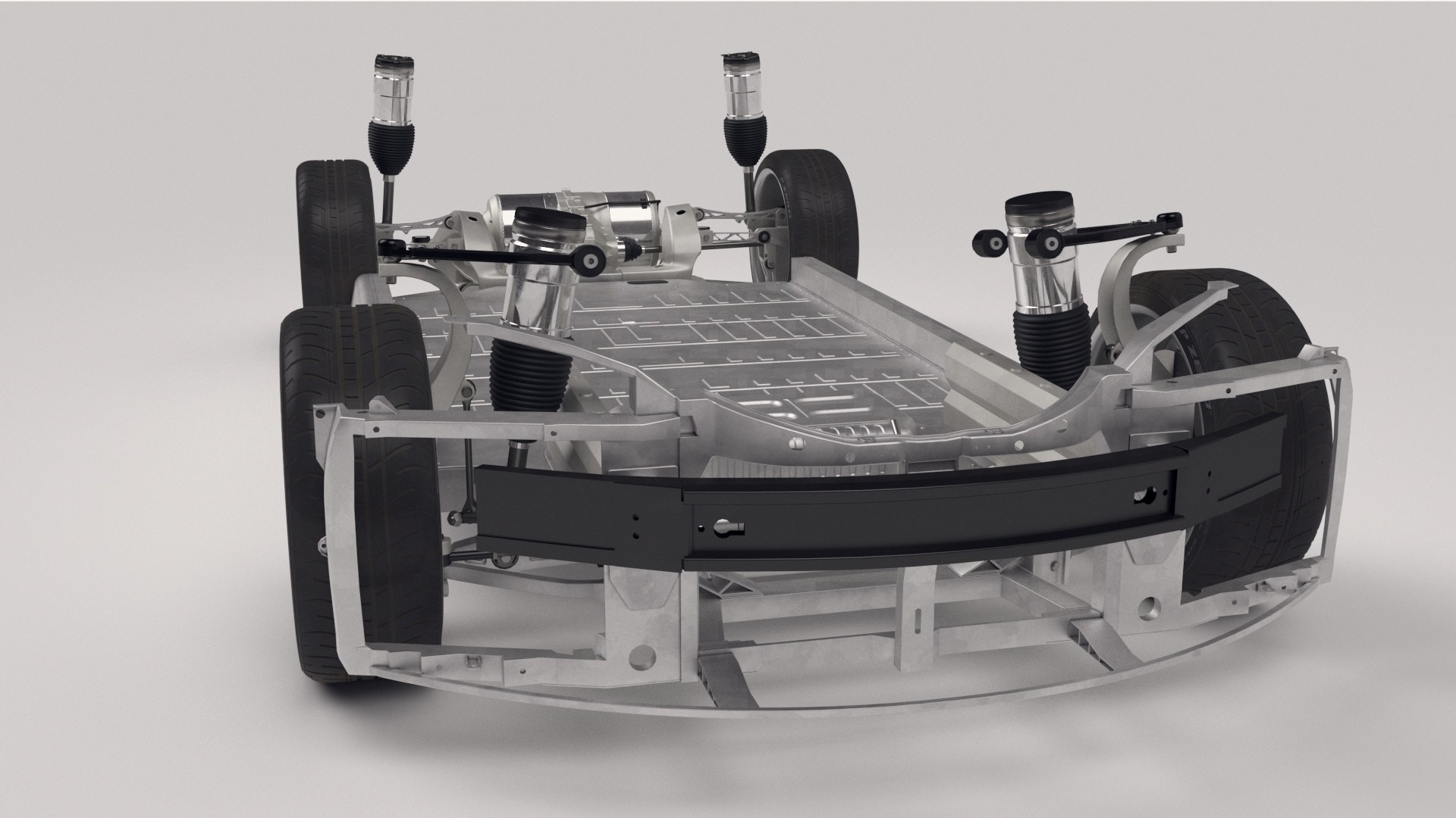 3D Tesla Model S Chassis 1 - TurboSquid 1950643