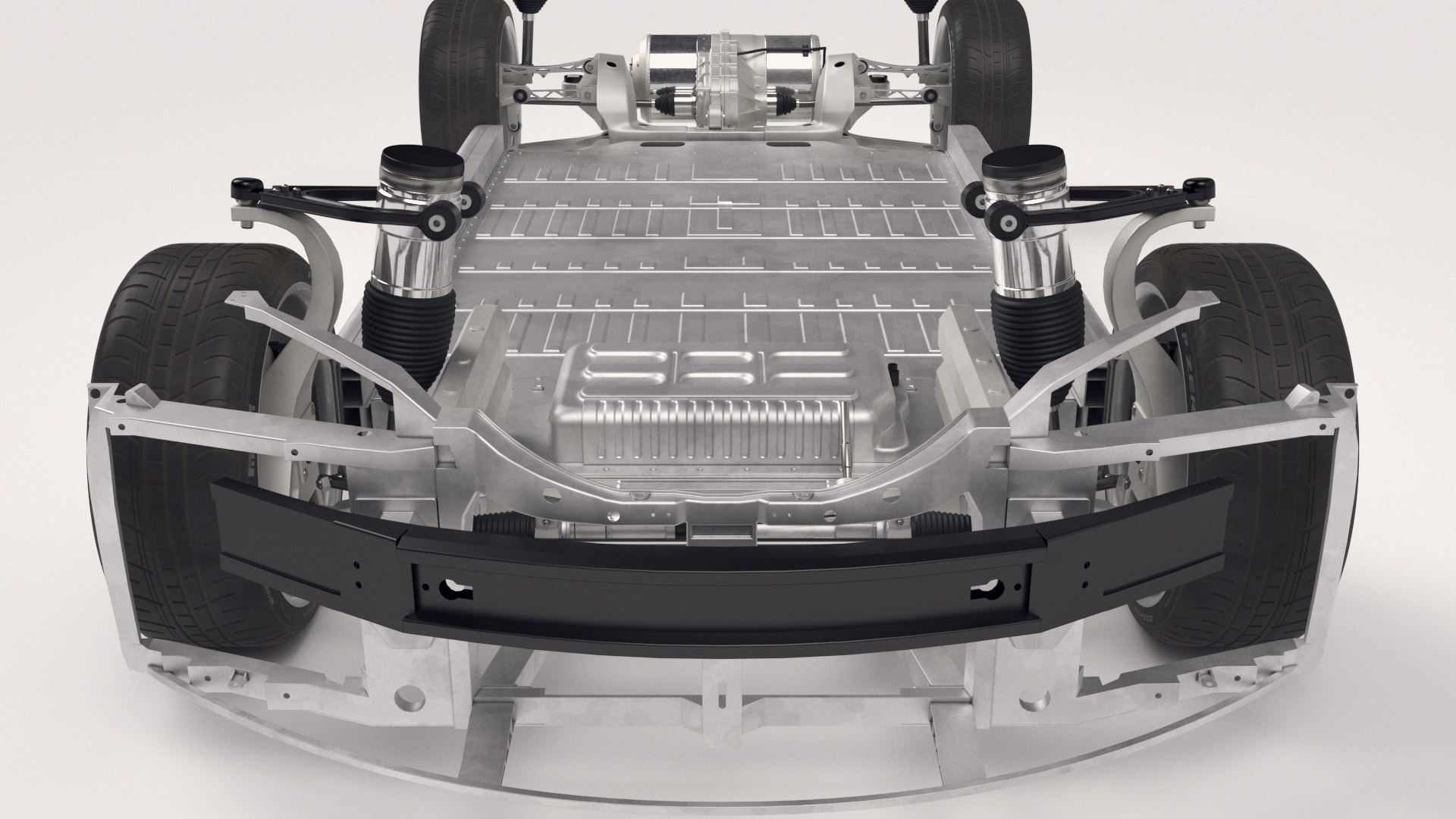 3D Tesla Model S Chassis 1 - TurboSquid 1950643
