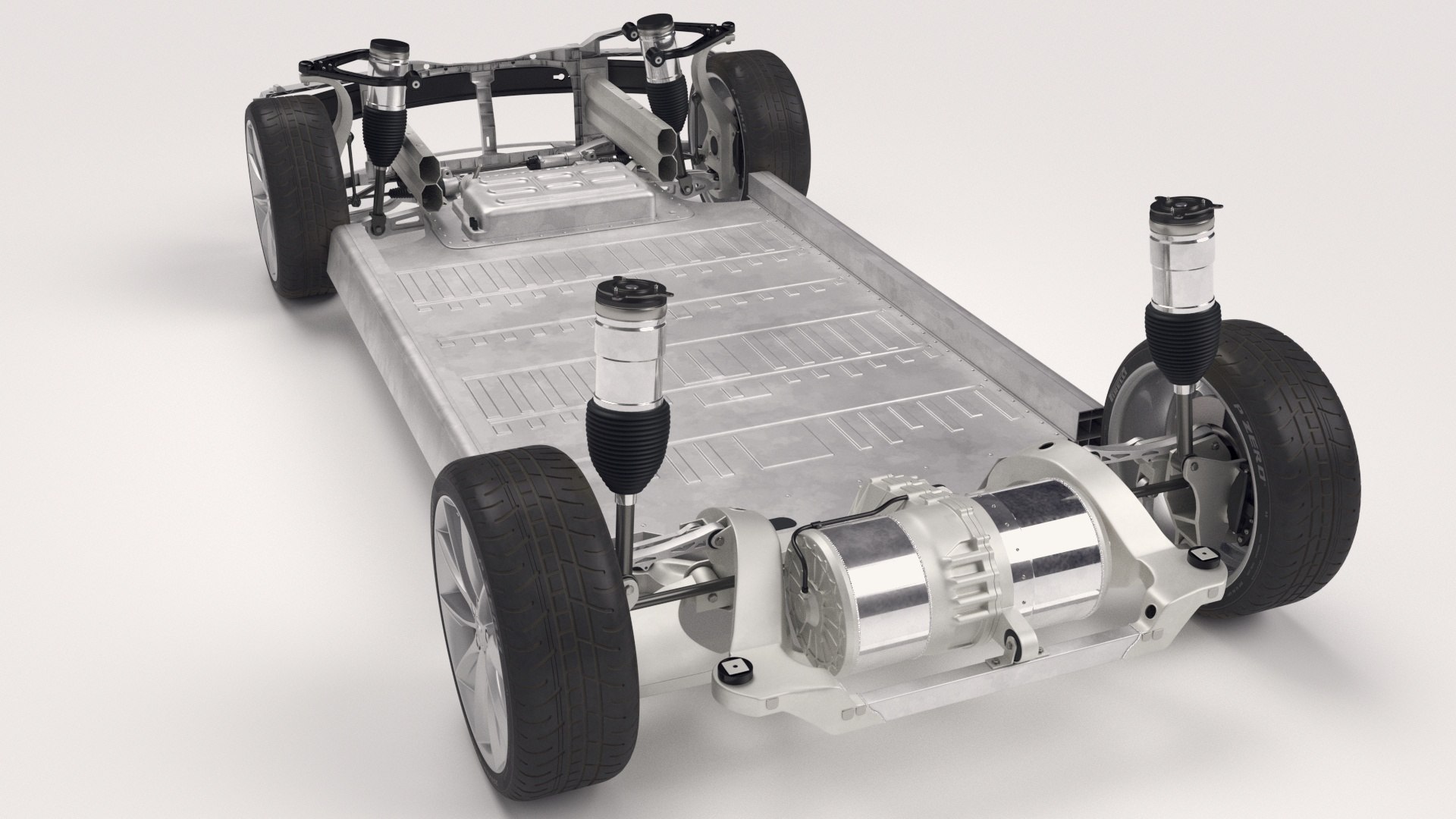 3D Tesla Model S Chassis 1 - TurboSquid 1950643