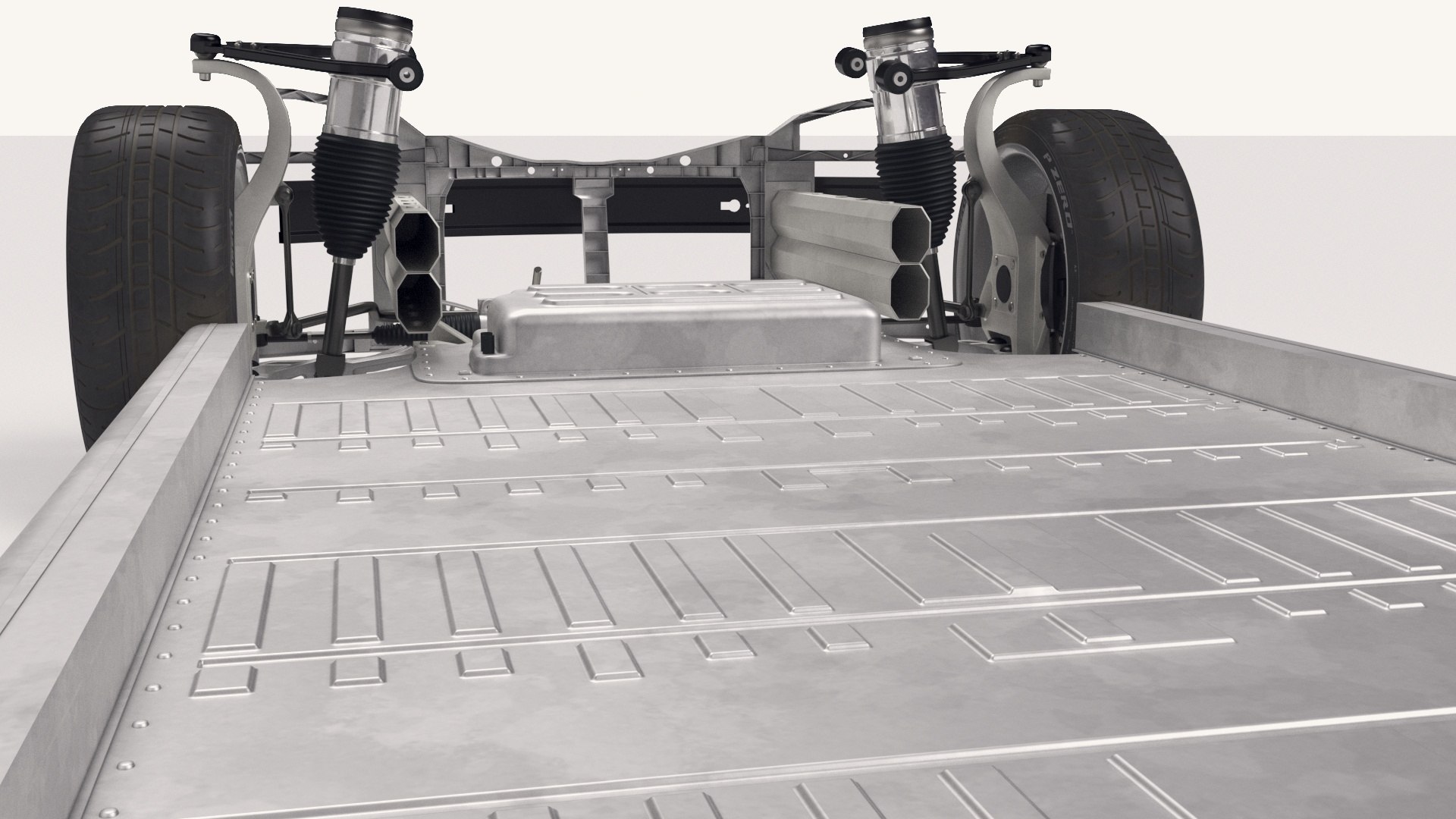 3D Tesla Model S Chassis 1 - TurboSquid 1950643