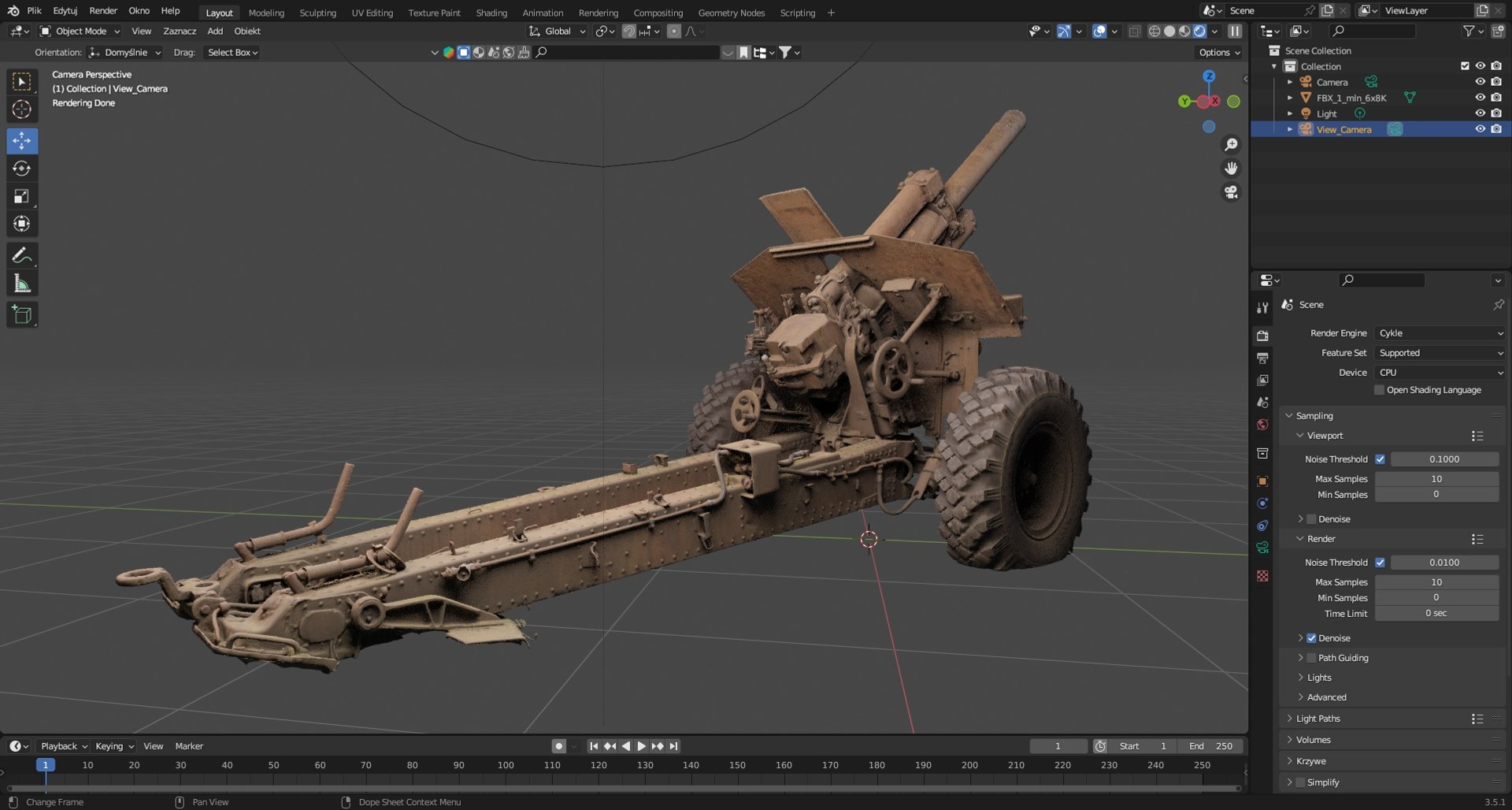 122-Mm Howitzer Anti-Tank Gun 3D Model - TurboSquid 2338409