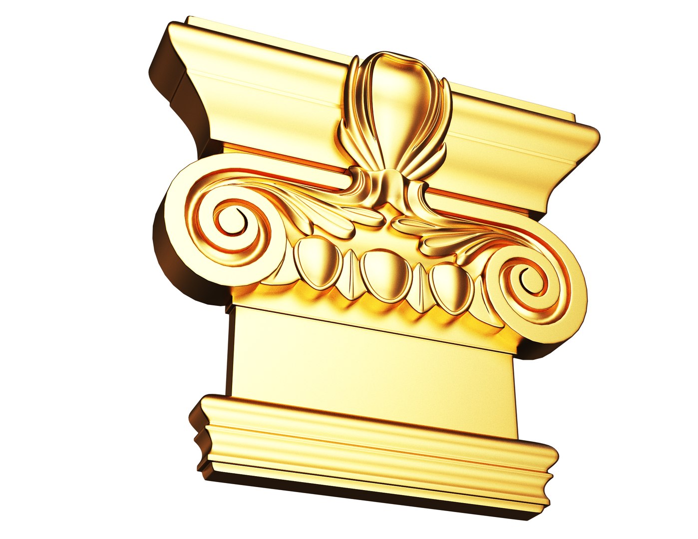 Antique Ionic Capital 02 3D - TurboSquid 1747416
