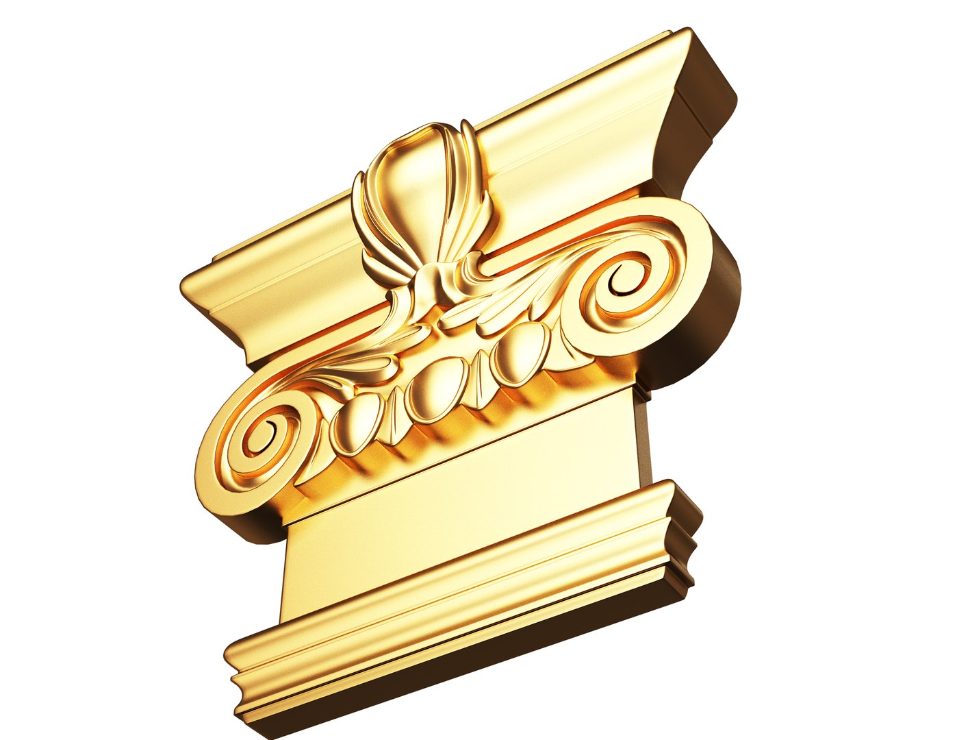 Antique Ionic Capital 02 3D - TurboSquid 1747416