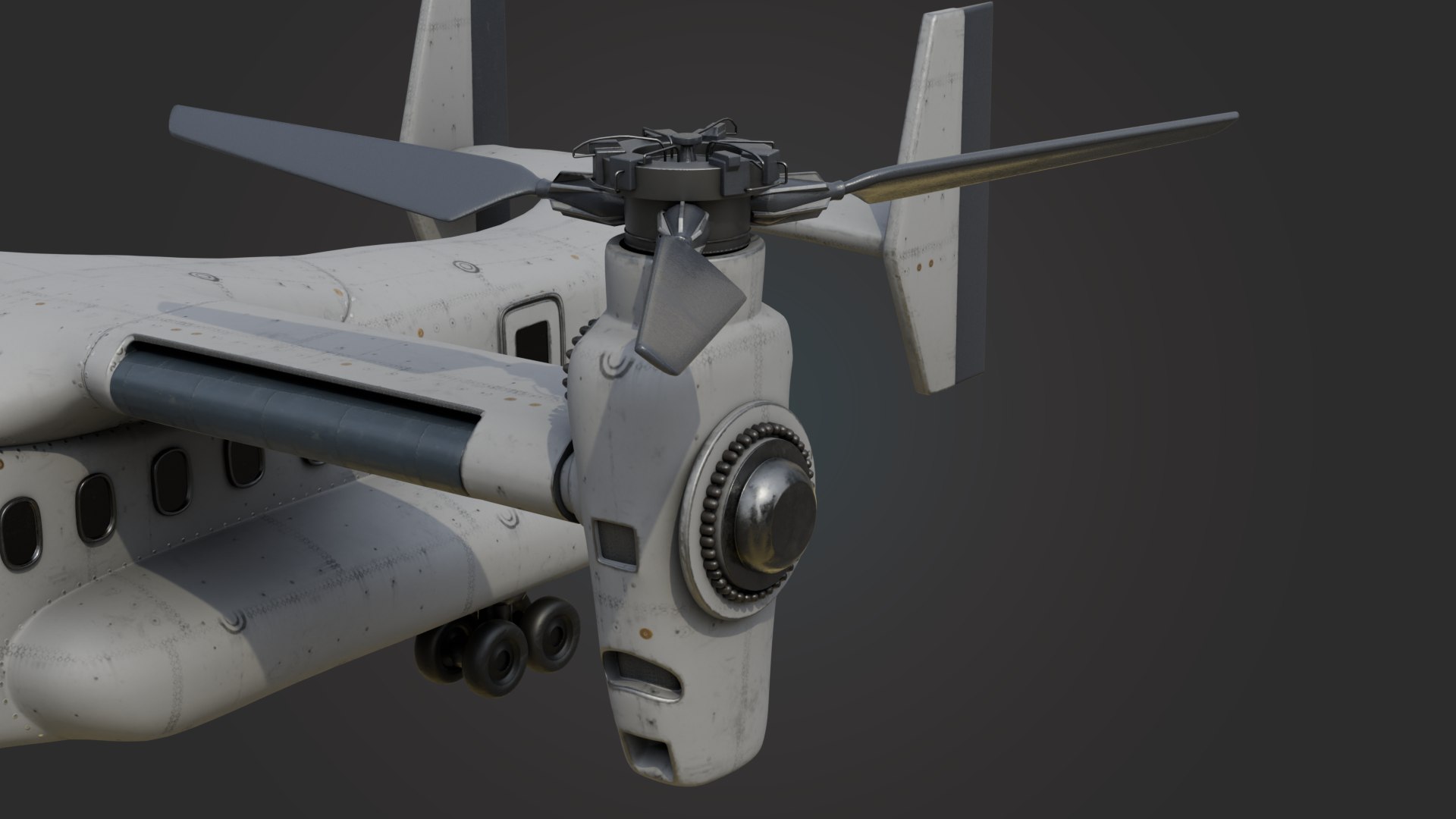 3D Military Tiltrotor Aircraft - TurboSquid 2263264