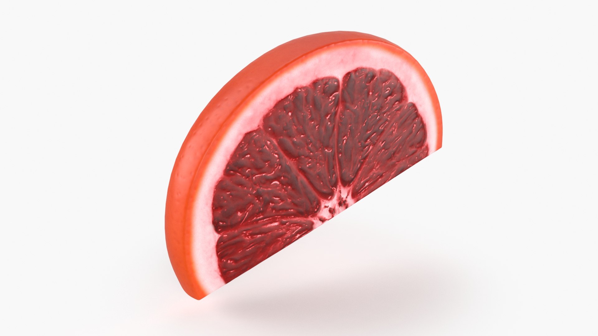 Blood Orange Slice Half 3D - TurboSquid 1993147