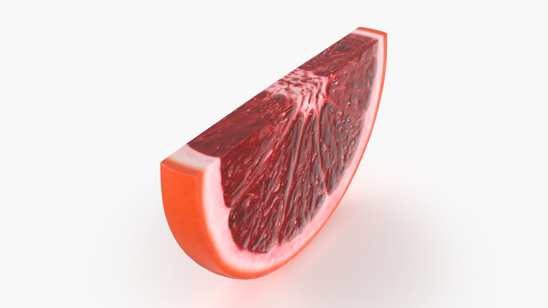 Blood Orange Slice Half 3D - TurboSquid 1993147
