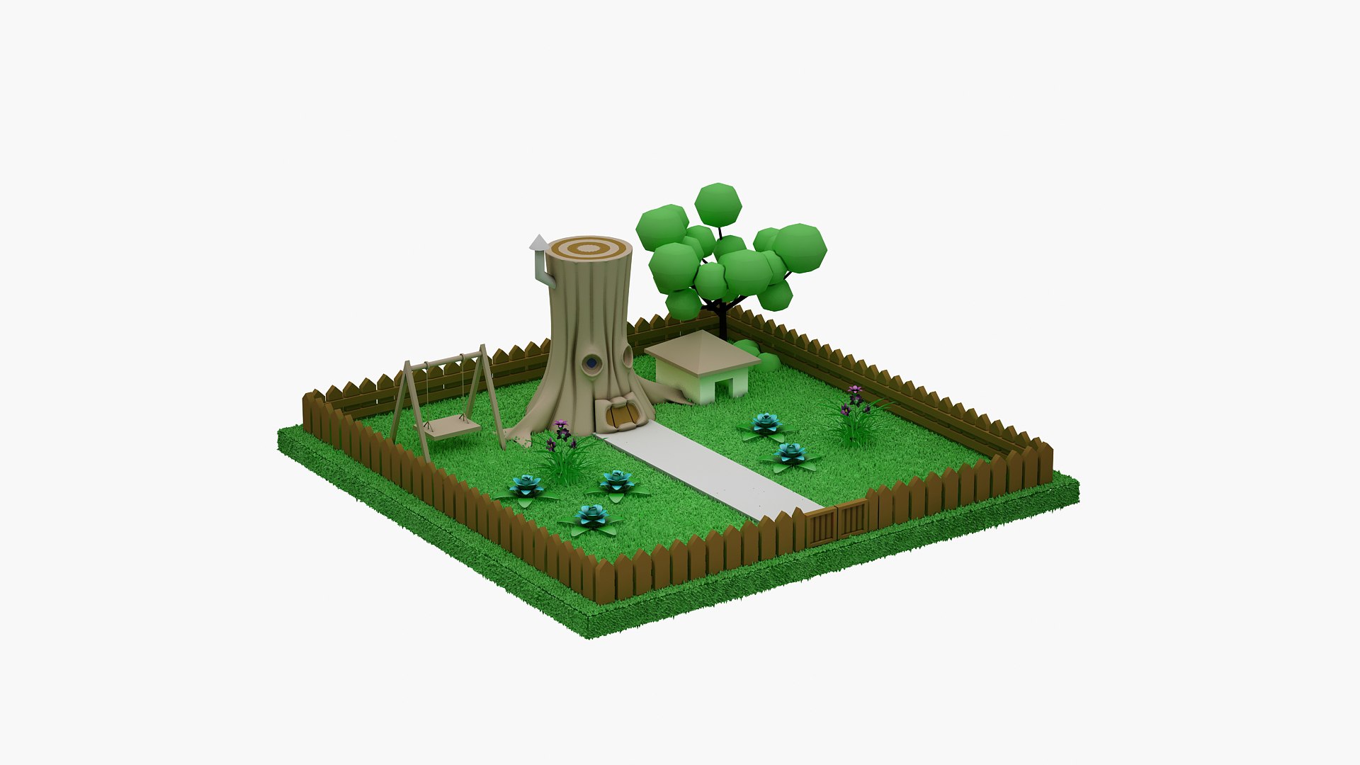 Tree House 02 3D Model - TurboSquid 1870052