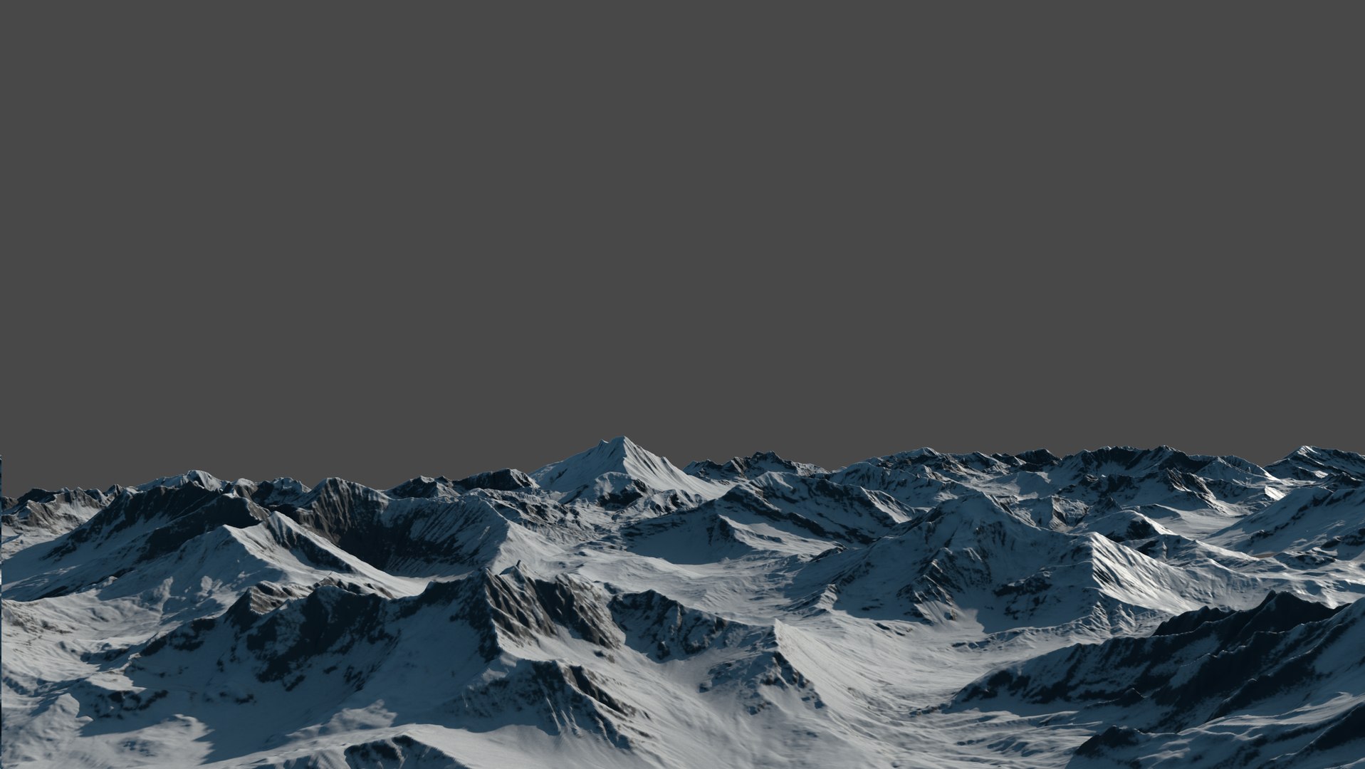 3D Mountains - Terrain - Glaciers - TurboSquid 2157777