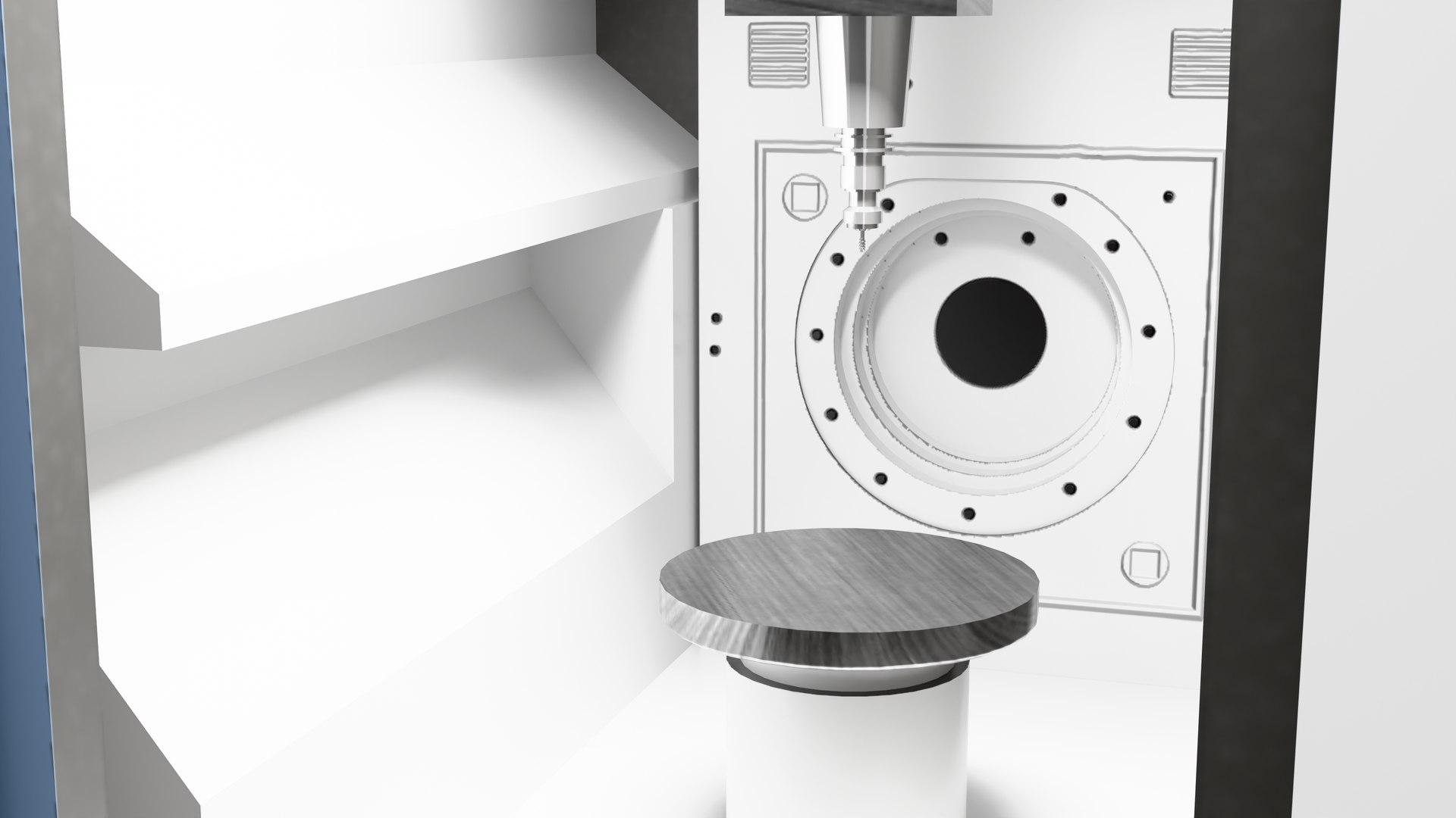 3D Industrial CNC Milling Machine Model - TurboSquid 2379921