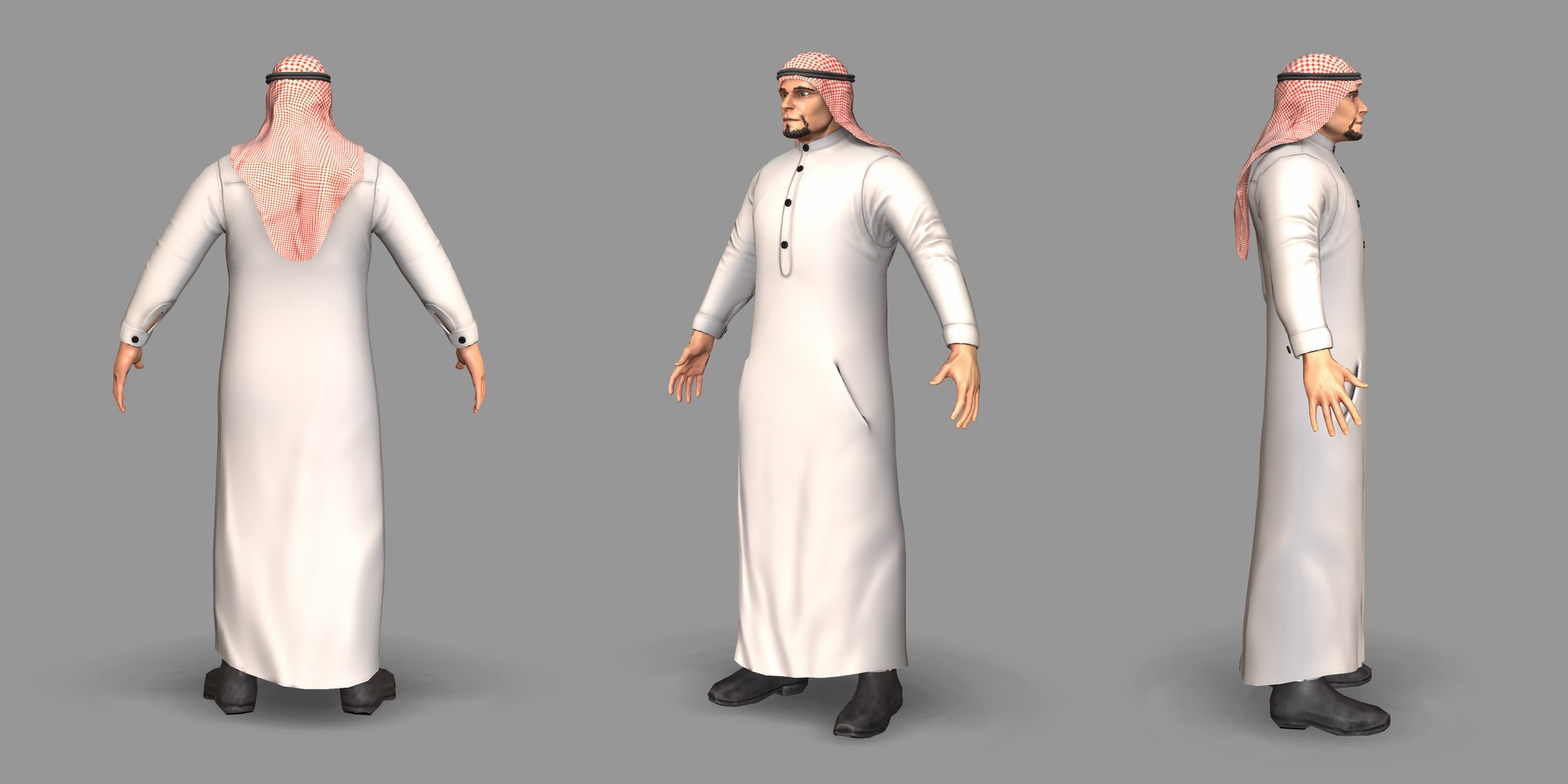 3D Arab Man Model - TurboSquid 1275510