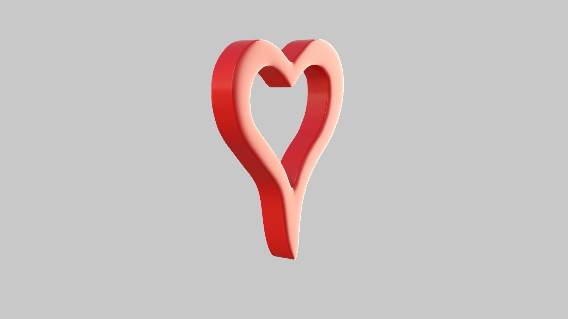 3D Model Heart Line Icon V 02 - TurboSquid 2380971