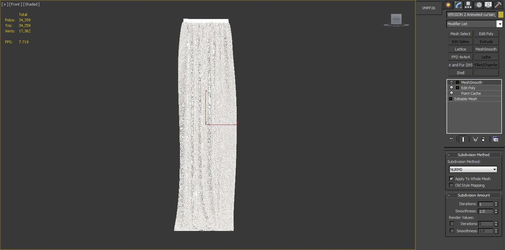3d Curtain Version Animation Sliding